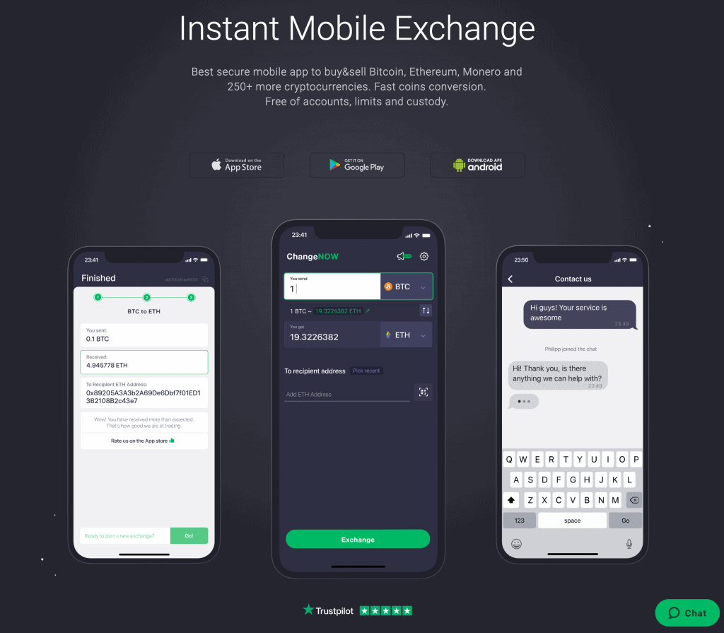 ChangeNOW Review - Pros And Cons Of This Crypto Exchange